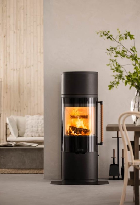 Keddy K600 Sort høy | Kjøp peis online her | Din ekspert ‎på peis gass vedfyrt